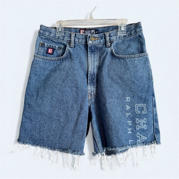 Ralph Lauren | Shorts | Vintage 9s Chaps Ralph Lauren Distressed Blue ...